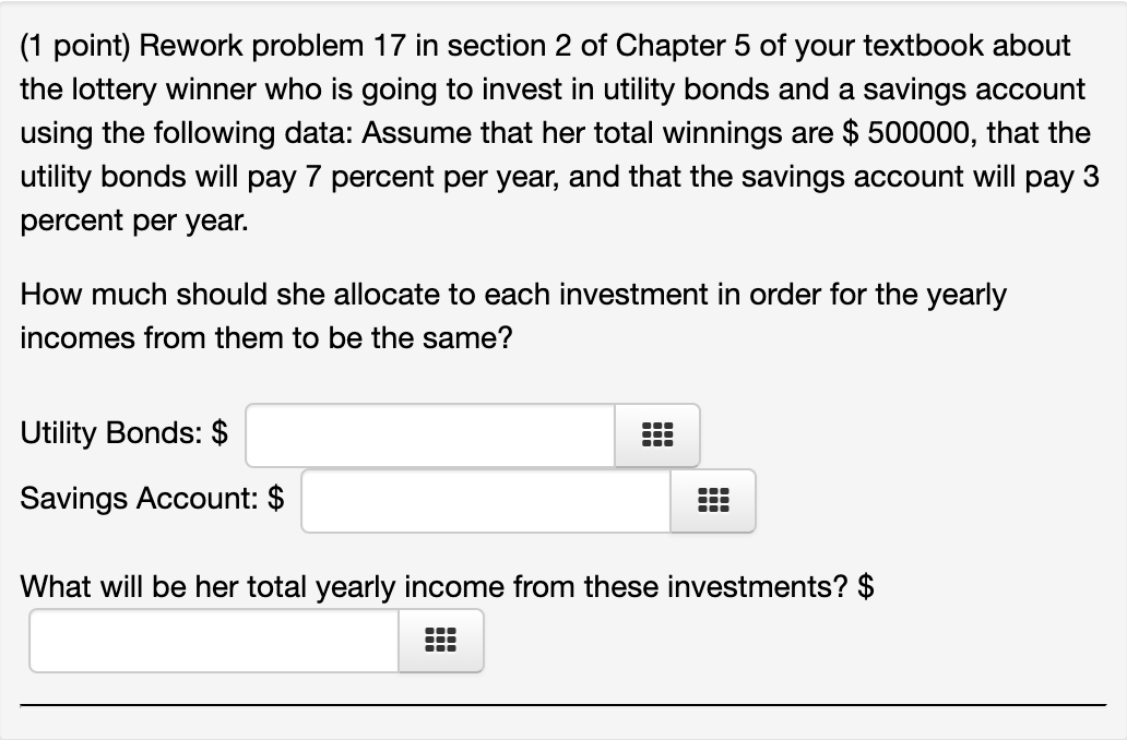 Solved 1 Point Rework Problem 17 In Section 2 Of Chapter 5