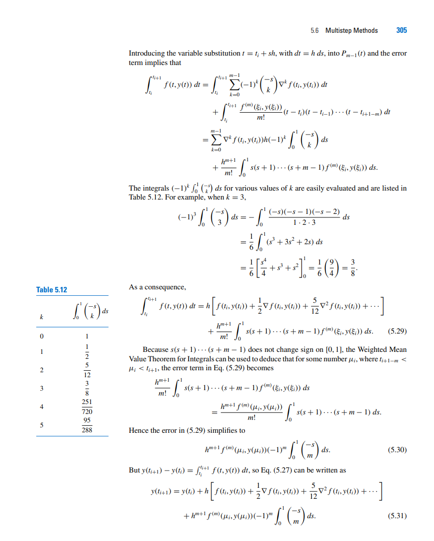 Derive The Method And Its Local Truncation Error Of