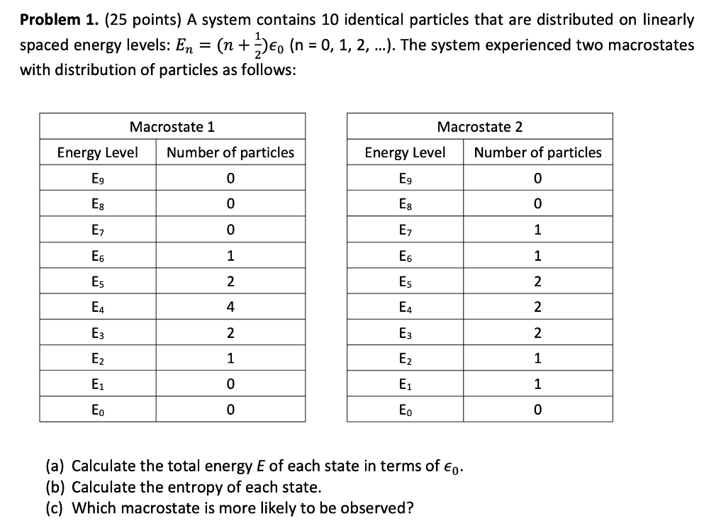 Solved Problem 1. (25 points) A system contains 10 identical | Chegg.com