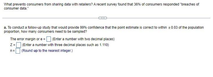 Solved What prevents consumers from sharing data with | Chegg.com