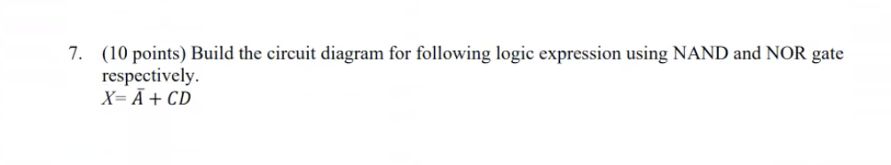 Solved (10 points) Build the circuit diagram for following | Chegg.com
