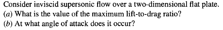 Consider inviscid supersonic flow over a | Chegg.com