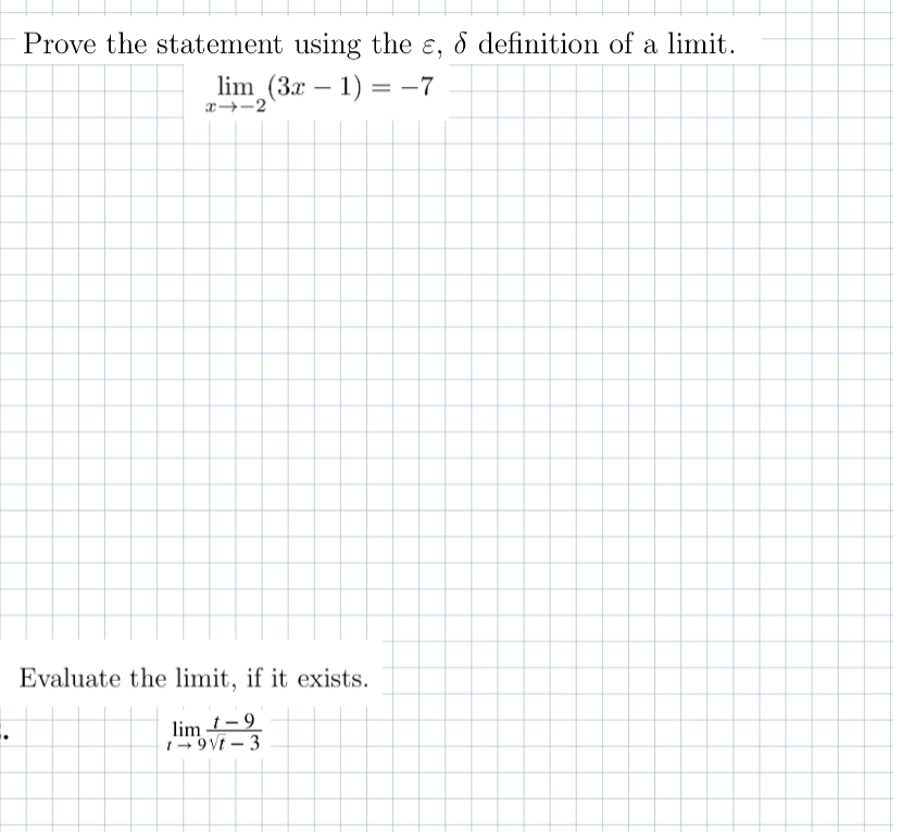 Solved Prove the statement using the ε, 8 definition of a | Chegg.com