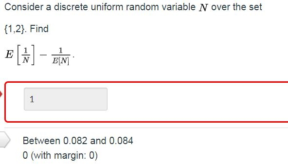 Solved Consider a discrete uniform random variable N over | Chegg.com