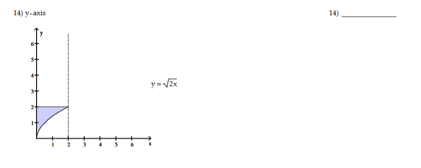 Solved Find the volume of the solid generated when the | Chegg.com