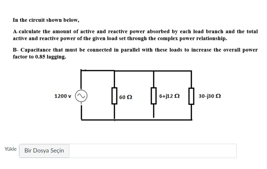 Solved In the circuit shown below, A-calculate the amount of | Chegg.com