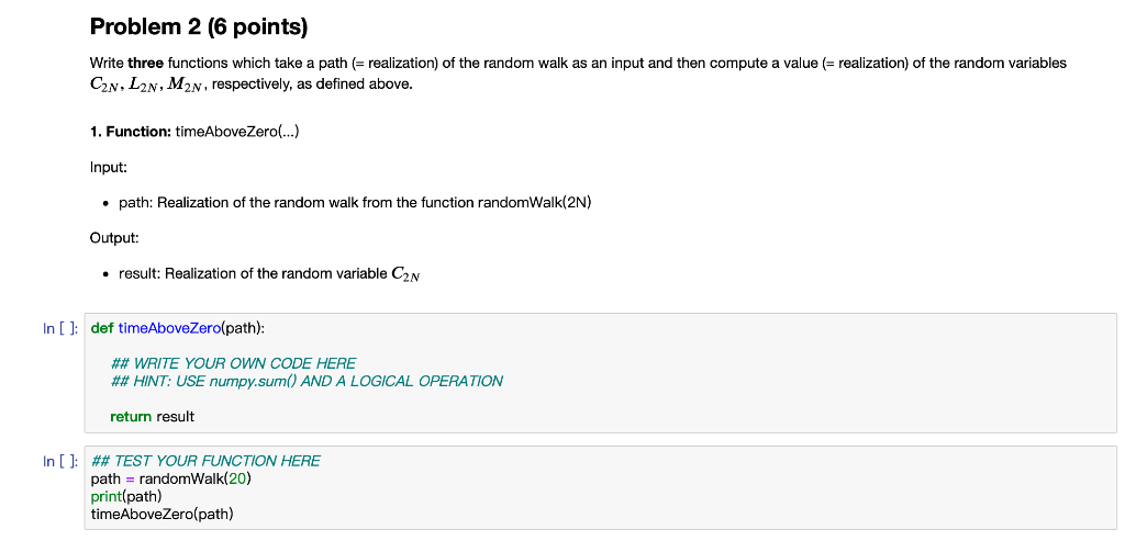 Given a simple symmetric random walk (Sn)nzo with So | Chegg.com
