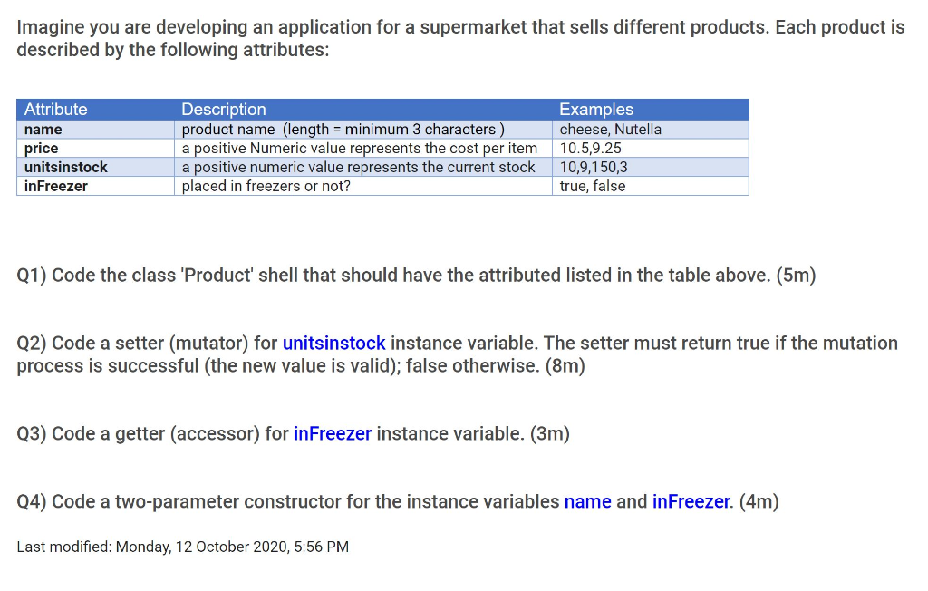 Solved Imagine you are developing an application for a | Chegg.com