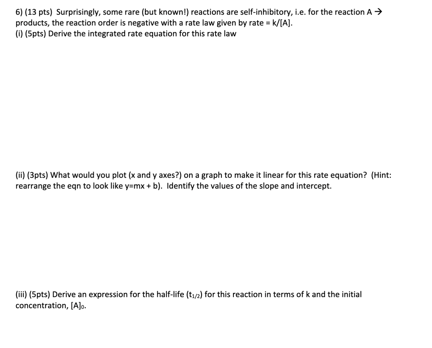 Solved 6) (13 ﻿pts) ﻿Surprisingly, some rare (but known!) | Chegg.com