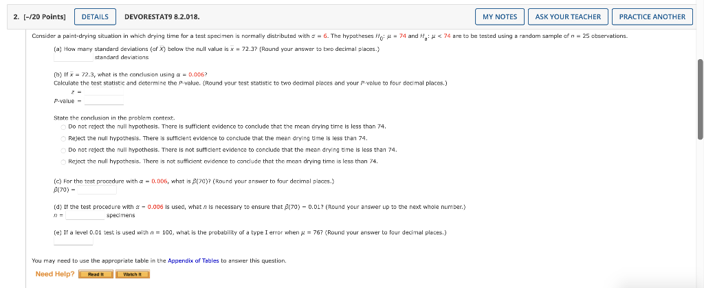 Solved (a) How many standard deviations (of Xˉ ) below the | Chegg.com
