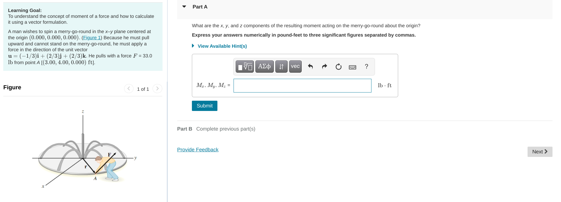 Solved Learning Goal: Part A To understand the concept of | Chegg.com