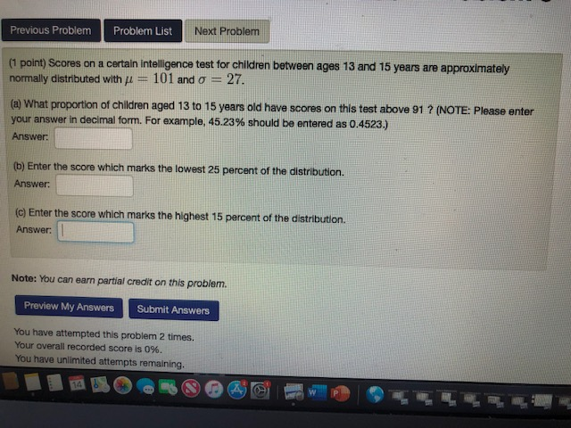 Solved Previous Problem Problem List Next Problem (1 point) | Chegg.com