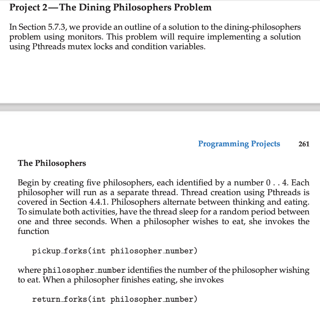 Solved Pthreads Condition Variables Condition variables in | Chegg.com
