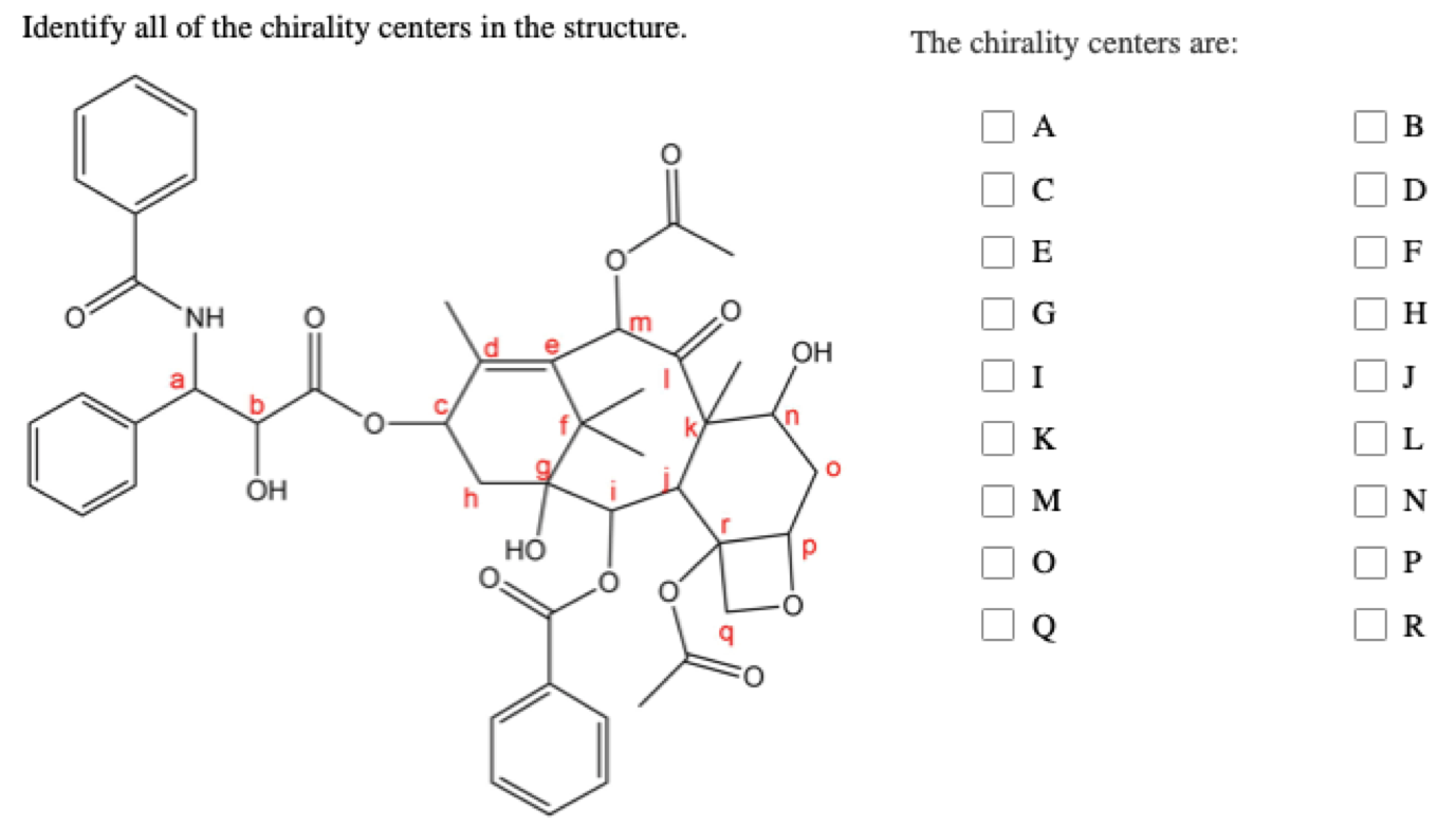 Solved Identify all of the chirality centers in the | Chegg.com