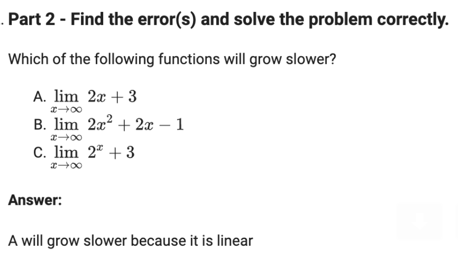 Solved Part 2 Find The Errors And Solve The Problem 6279