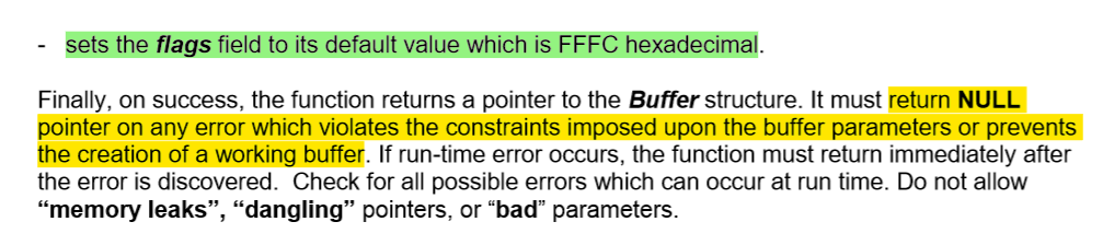 this is a buffer in C language #ifndef | Chegg.com