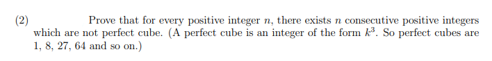 Solved (2) Prove that for every positive integer n, there | Chegg.com