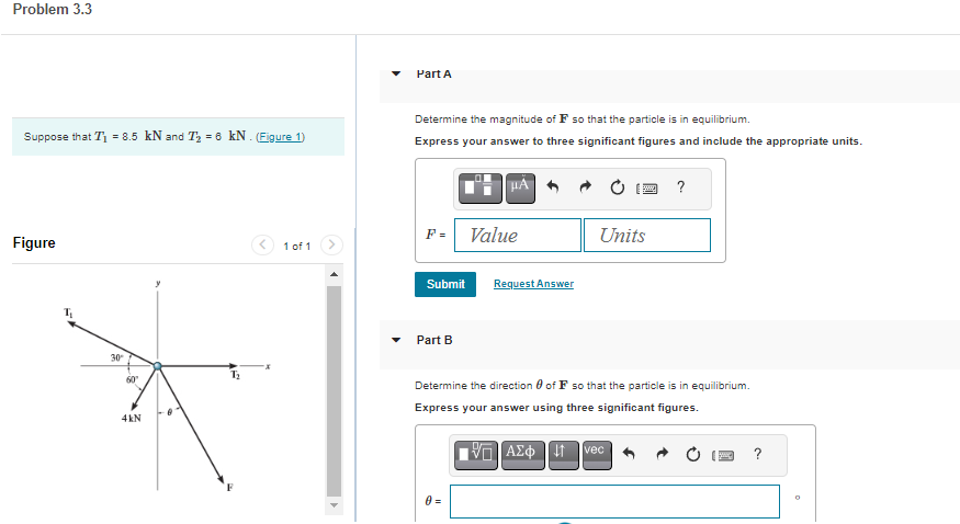 Solved Determine the magnitude of F so that the particle is | Chegg.com