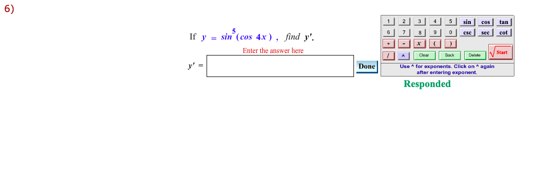 Solved 5) 1 2 3 4 5 Numerator 3.x + 2 find 6 7 8 9 0 | Chegg.com