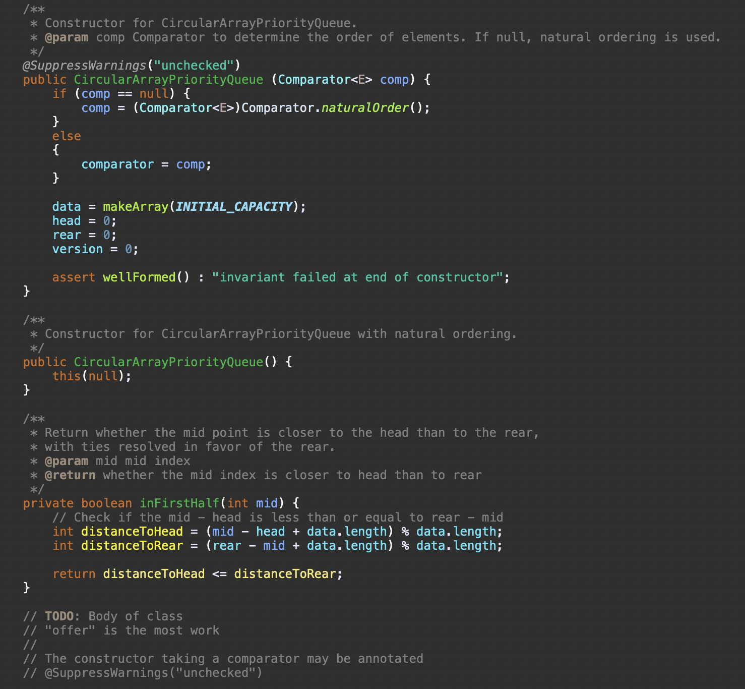 Solved As described in Section 10.1, a PriorityQueue is a | Chegg.com
