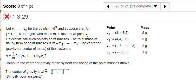 Solved Let , ...., be the points in and suppose that for | Chegg.com