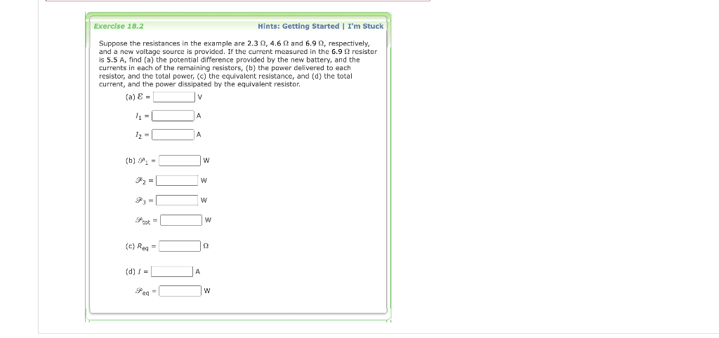 Solved Exercise 18.2 Hints: Getting Started I'm Stuck | Chegg.com