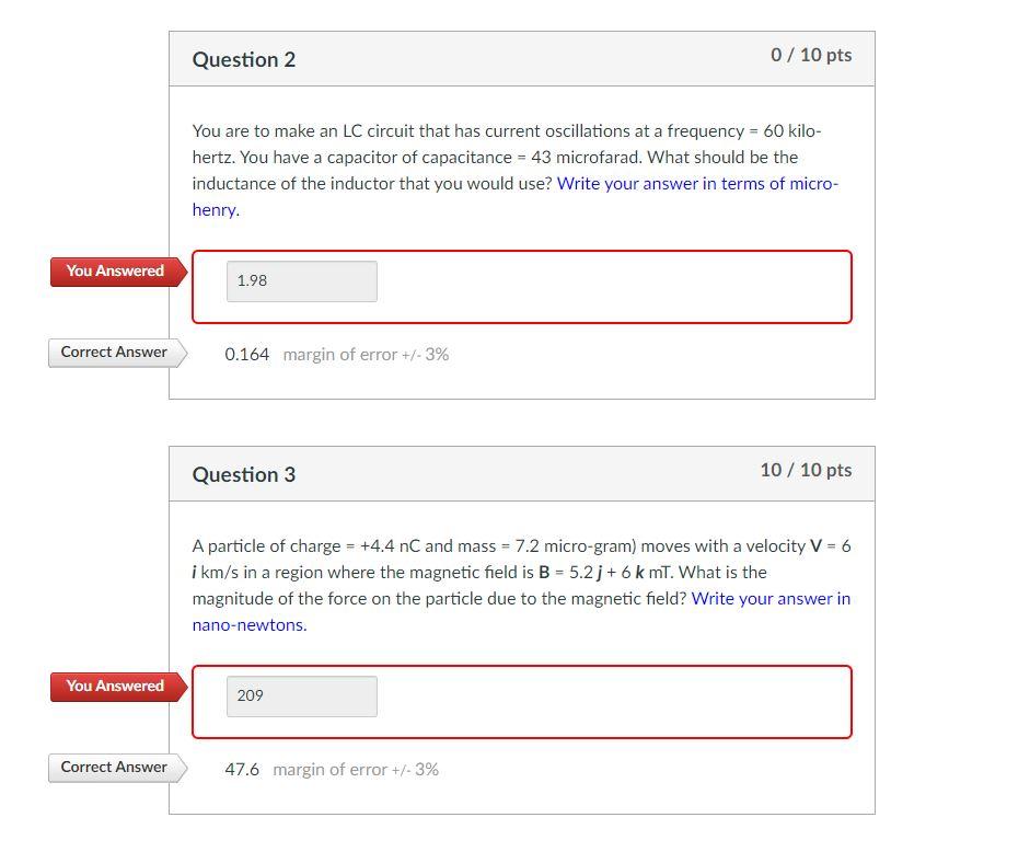 Solved Question 2 0/10 pts You are to make an LC circuit | Chegg.com