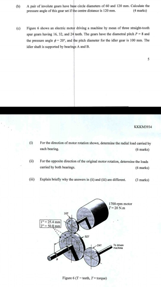 Solved A pair of involute gears have base circle diameters | Chegg.com