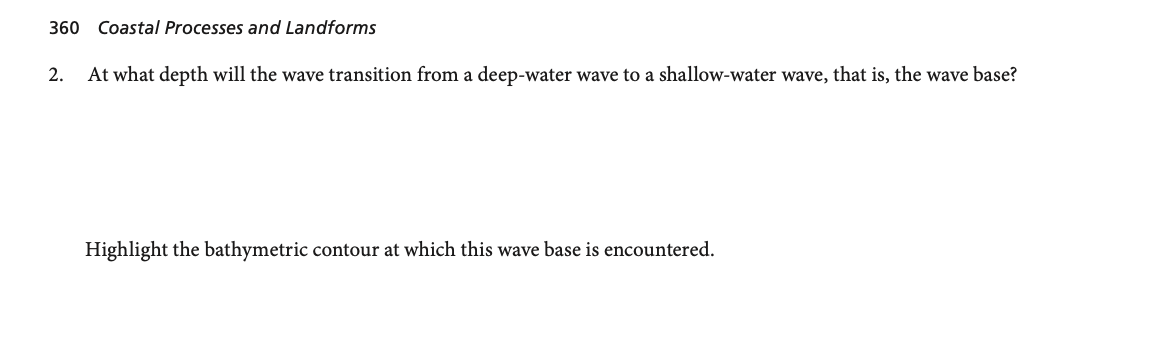 Coastal Processes and Landforms Chapter 15 Coastal | Chegg.com