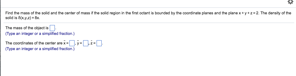 Solved 2. The density of the Find the mass of the solid and | Chegg.com