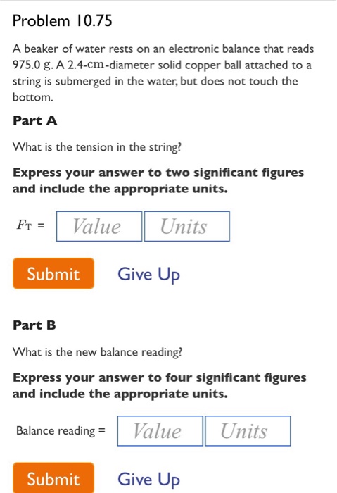 Solved A beaker of water rests on an electronic balance that | Chegg.com