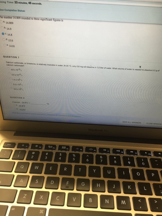 Solved The number 14.809 rounded to three significant | Chegg.com