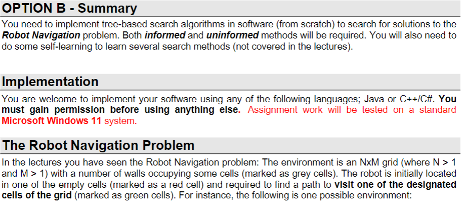 Solved OPTION B - Summary You need to implement tree-based | Chegg.com