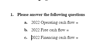 Solved B A TLCO. Balance Sheet As of As of 12/31/2112/31/22 | Chegg.com