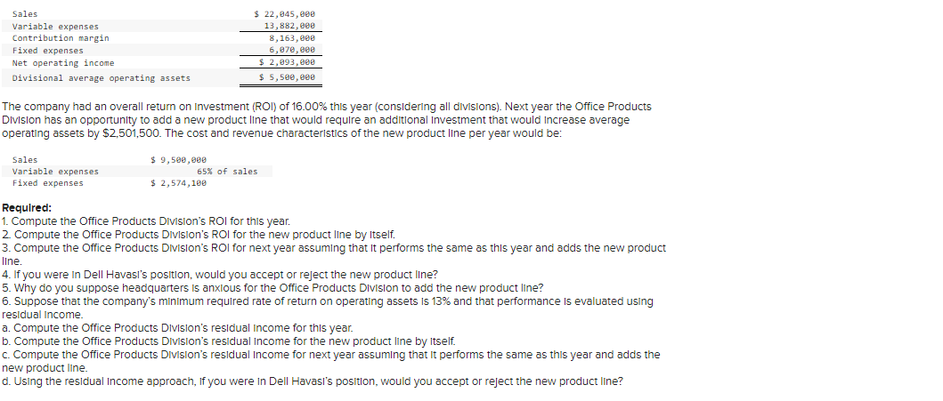 Solved SalesVariable expensesContribution marginFixed | Chegg.com
