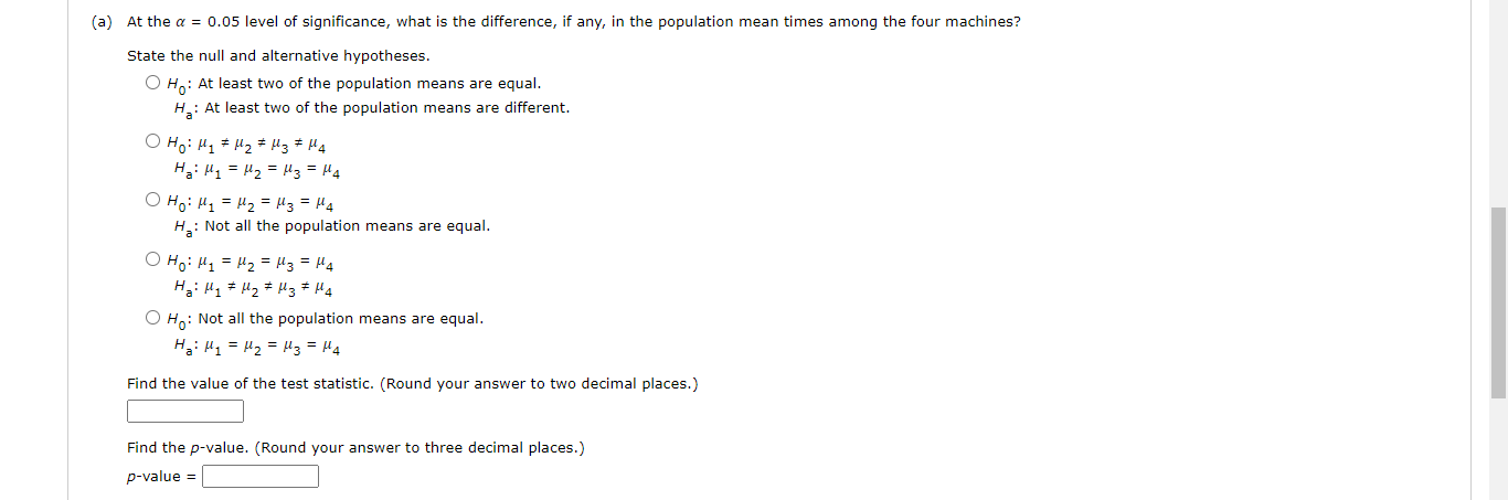 Solved To test for any significant difference in the number | Chegg.com