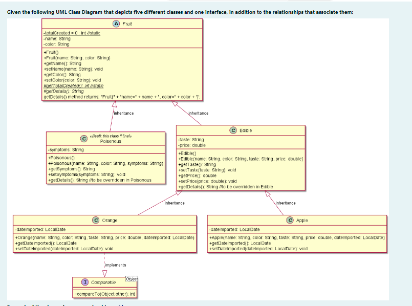 Solved answerd on Apache NetBeans IDE 12.3 For each of the | Chegg.com