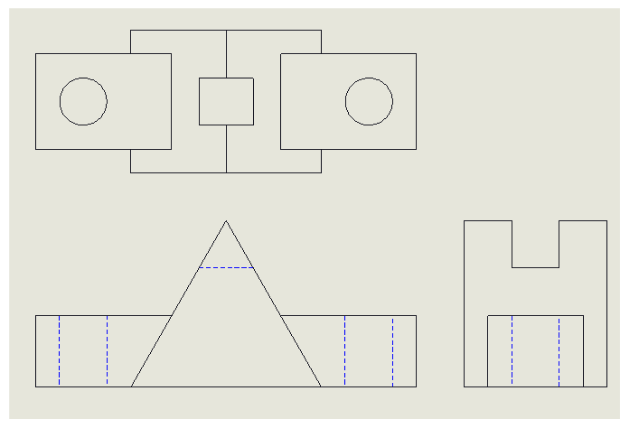 Solved Please create 3D sketch for the following multi‐view | Chegg.com