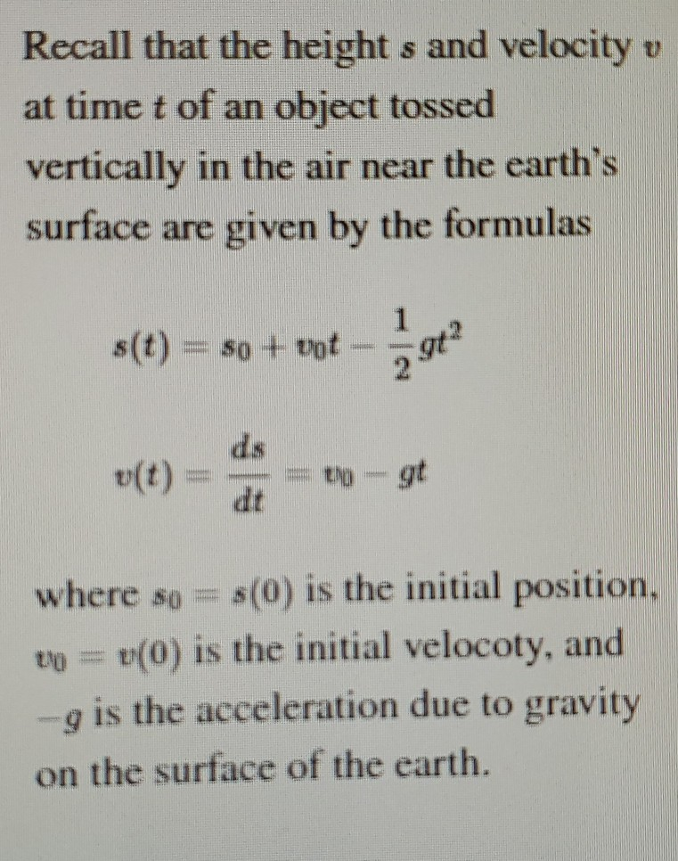 Solved What is the velocity of a ball dropped from a height | Chegg.com