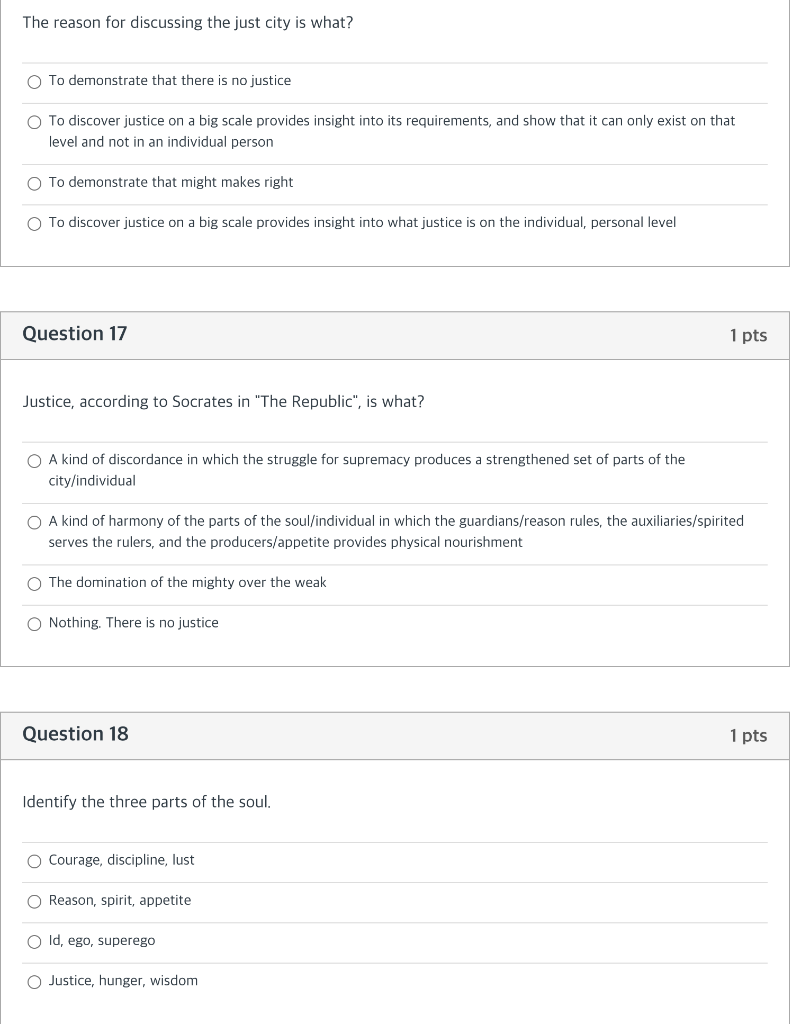 Plato's caste system is a means of what? Unfair | Chegg.com