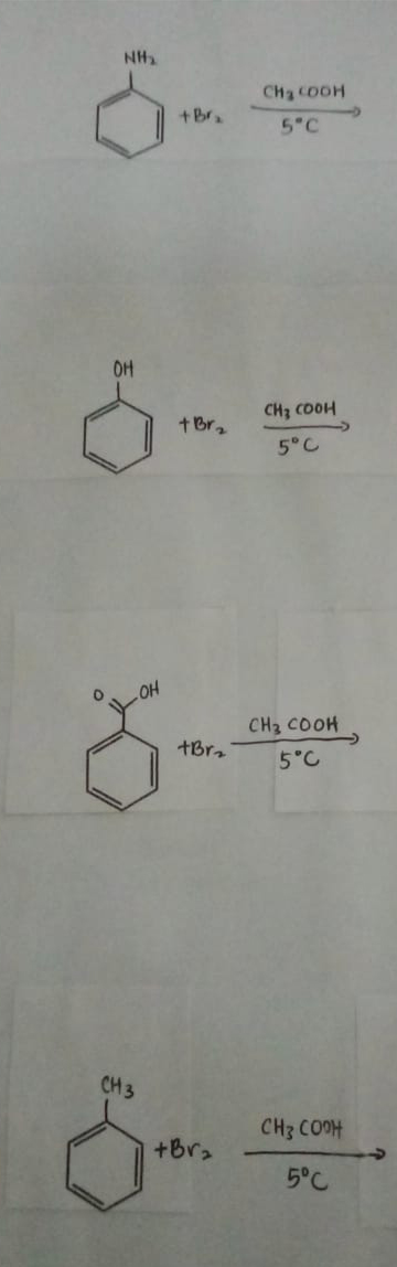 Solved Draw the major monobromination product/s for each of | Chegg.com