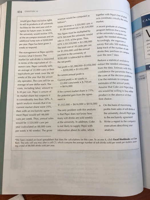 Solved Case study 12.5 Case study 12.1 | Chegg.com