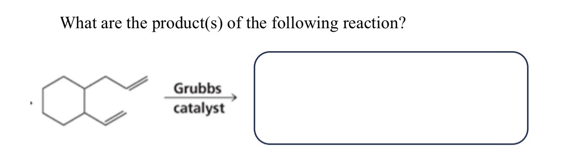 Solved What are the product(s) of the following reaction? | Chegg.com