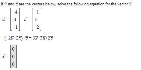 Solved If 7 and 7 are the vectors below, solve the following | Chegg.com