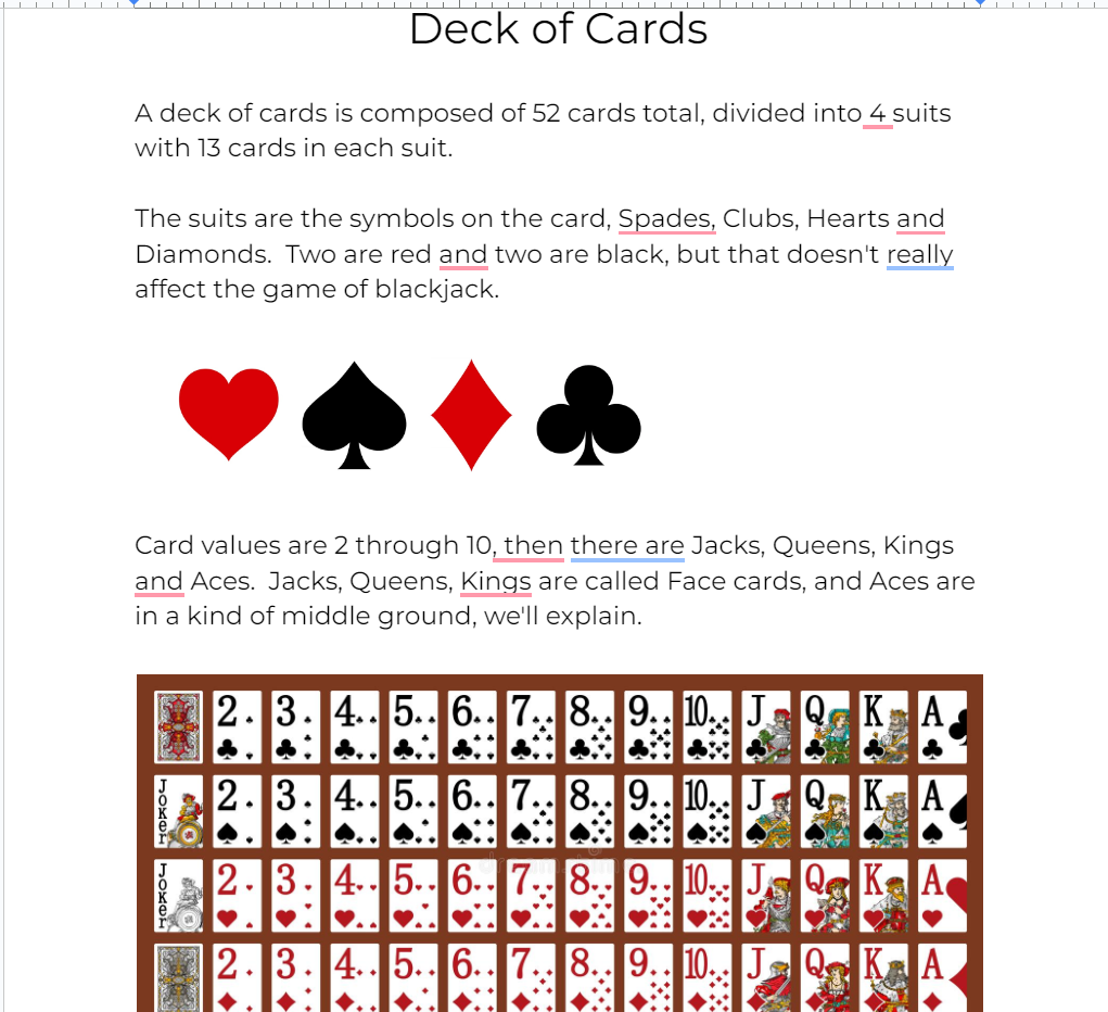 Solved Project General Description Blackjack is a card game | Chegg.com