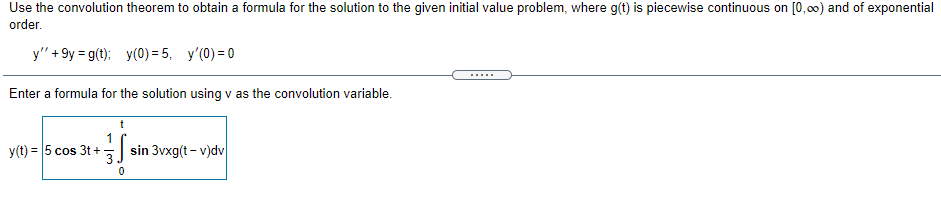Solved Use the convolution theorem to obtain a formula for | Chegg.com