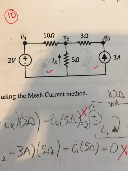 Solved (A)Solve for Ix using the mesh current method | Chegg.com