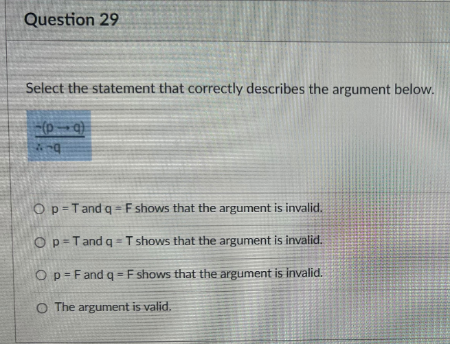 Solved Select the statement that correctly describes the | Chegg.com
