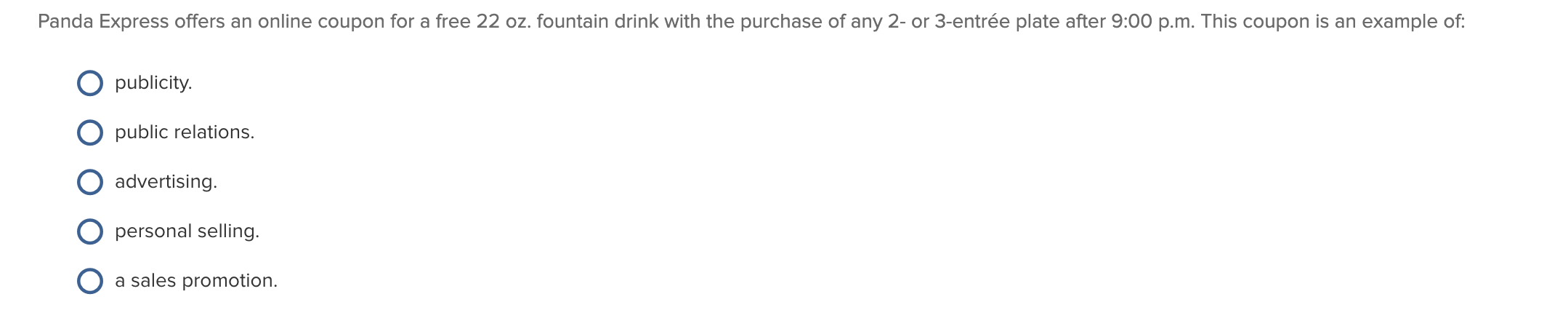 Solved Promotional Mix Elements Read the overview below and | Chegg.com
