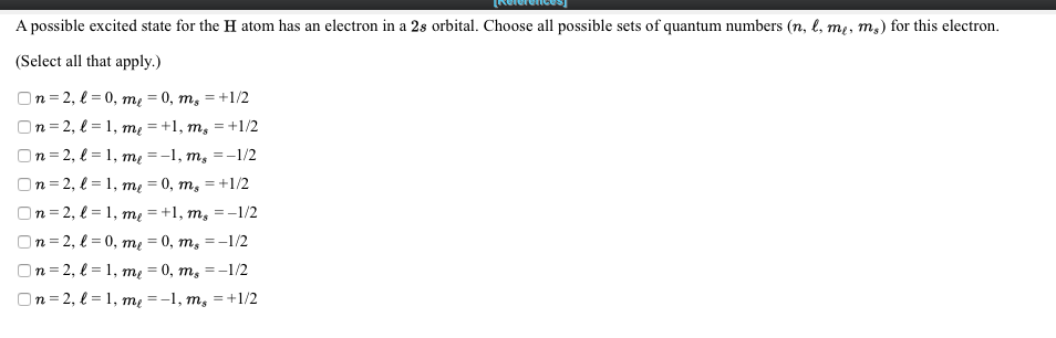 Solved Give a complete set of quantum numbers for magnesium | Chegg.com